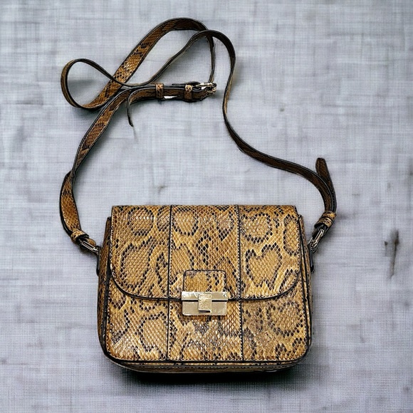 next | Bags | Next Crossbody Bag In Brown Snake Print | Poshmark